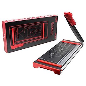 VViViD Ecocut 12 Inches Guillotine Style Paper Craft Cutter W/Ruled Base (Single Cutter)