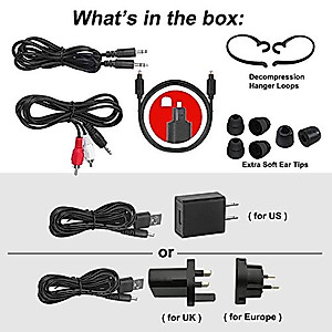 SIMOLIO 2.4G Digital TV Wireless Headphones with Spare Battery for Seniors, Dialog Clarity Wireless Headphones for TV Watching with Tone & Balance Control, Support Optical/RCA/AUX, 100ft, No Delay
