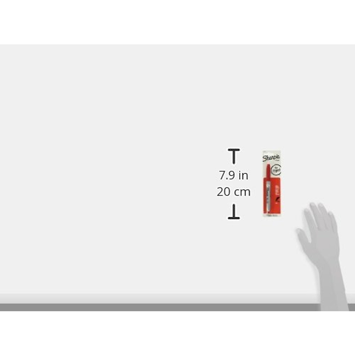 Sharpie Permanent Marker, Fine Point, Red, 1 Count