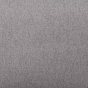 Flash Furniture Luis Contemporary Gray Fabric Adjustable Height Barstool with Barrel Back and Chrome Base