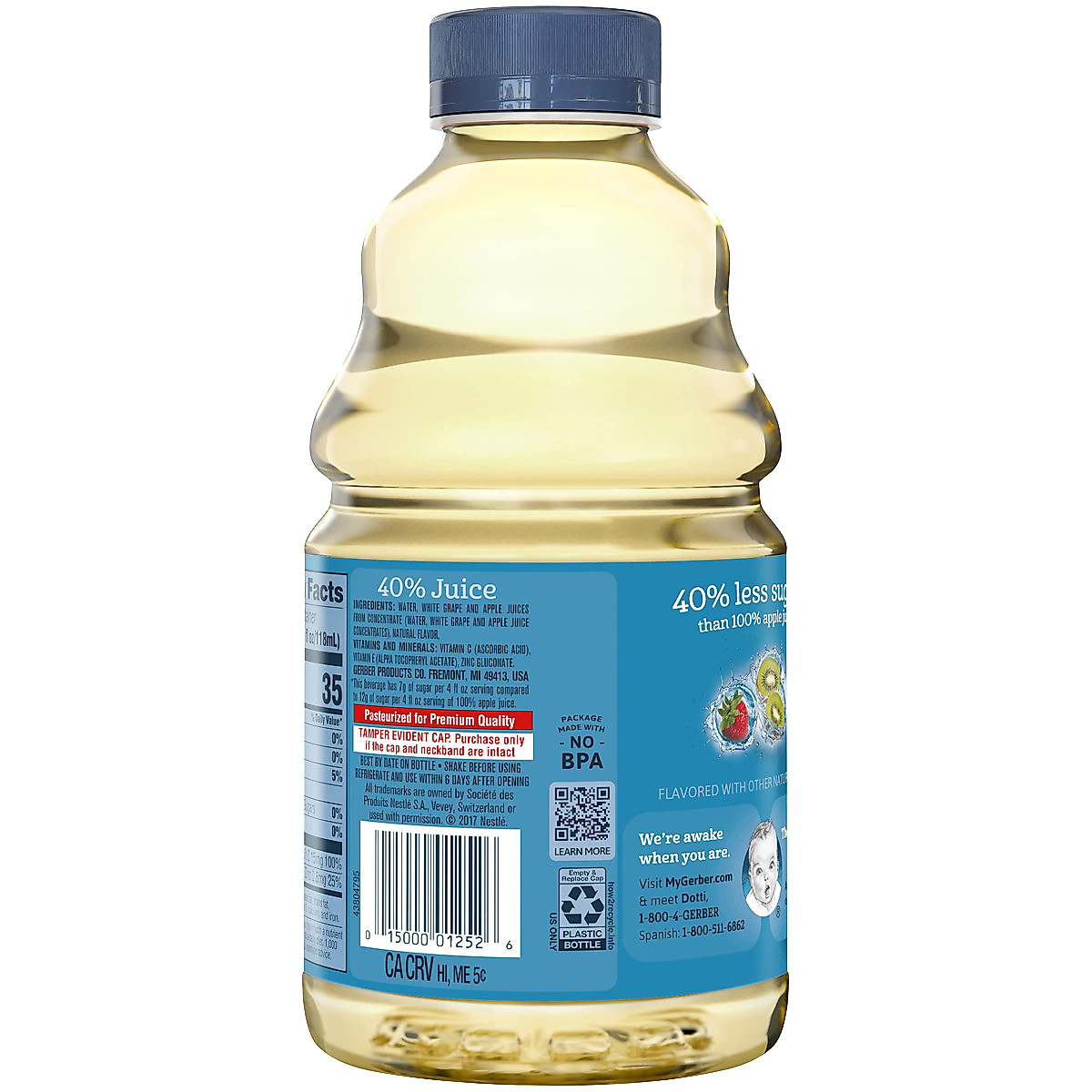 Gerber Toddler Juice Bottles (Strawberry Kiwi)