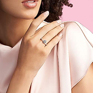 Pandora Jewelry Square Sparkle Wishbone Cubic Zirconia Ring in Sterling Silver, Size 6