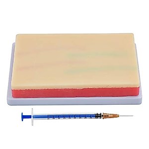 IV Training Kit, Phlebotomy Practice Kit with Needles, Venipuncture IV Injection Training Pad Starter Kit Blood Draw Practice kit for Nursing Student Medical Education