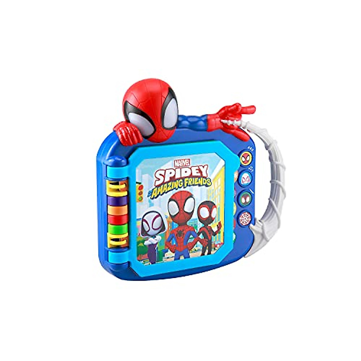 eKids Spidey and His Amazing Friends Book, Toddler Toys with Built-in Preschool Learning Games, Educational Toys for Fans of Spiderman Toys and Gifts