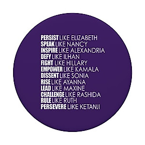 PERSIST LIKE ELIZABETH RULE RUTH PERSEVERE KETANJI KBJ Meme PopSockets Swappable PopGrip