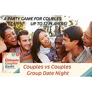 Ultimate Couples Game - Fun Party Game for Adults and Couples Game for Date Night! Guess, Match, and Draw in This Trivia, Conversation, and Relationship Card Game for Valentines, 2-12 Players