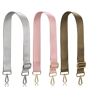 Allzedream Wide Purse Strap Replacement Crossbody Shoulder Bag Adjustable (Pink)