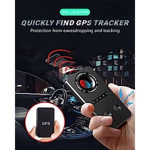 COHANA Hidden Camera Detector Infrared Camera Sweeper, Spy Camera Detector Spy Camera Finder, Bug Detector - Hidden Camera Finder Portable and Easy-to-Use Privacy Guardian