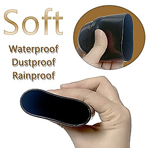 RV Trailer Hitch Ball Cover, Waterproof Heavy Duty Towball Protect Cap for Trucks, Boat, Caravan (2inch Dia), Black, 2 Inch (54343)