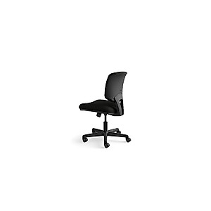 Volt Series Task Chair with Synchro-Tilt, Black Leather