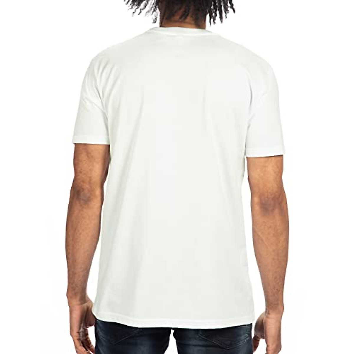 Next Level Men's CVC Crew L WHITE