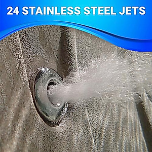 AquaLife Inland™ 5-6 Person 24-Jet Lounger Hot Tub with LED Lighting, Digital Control, Insulated Cover