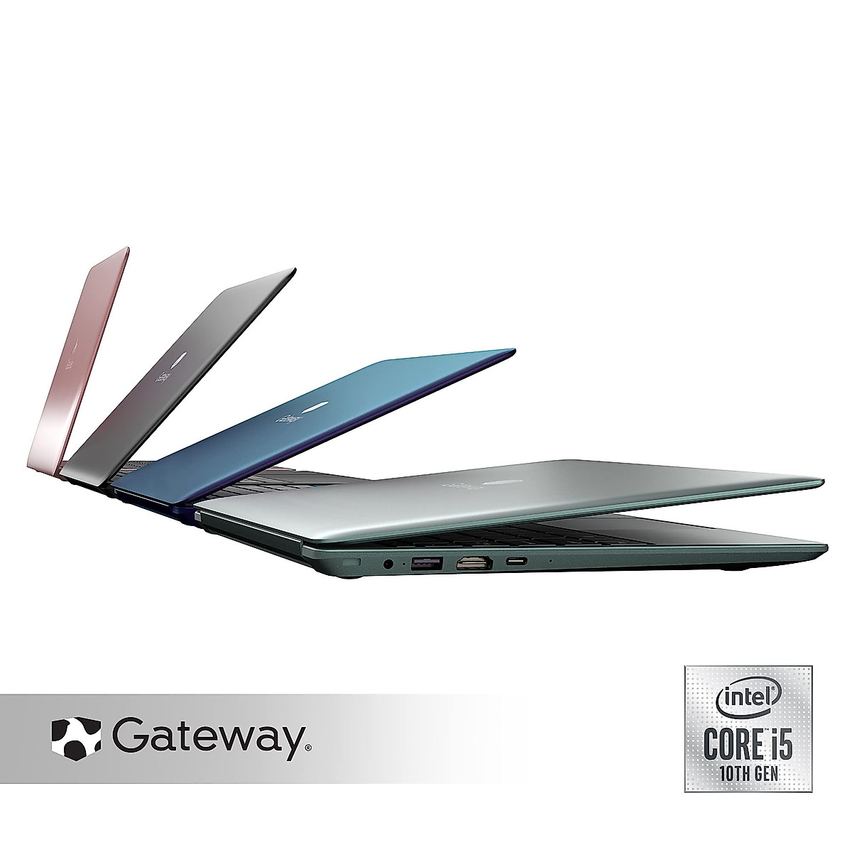 Gateway 15.6" FHD Ultra Slim Laptop, Intel Core i5-1035G1 (16GB RAM | 256 GB SSD, Green)