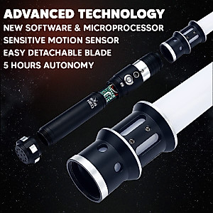 SABNEO Light Saber V7 Changeable Colors - Smooth Swing and Sound Dueling Light Sabers RGB - 10 Sound Effects