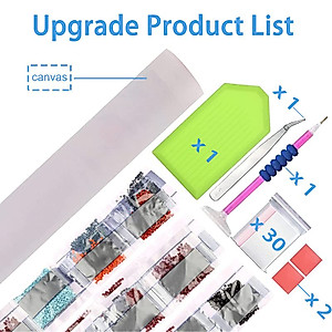 JAKI Diamond Painting Kits for Adults, DIY 5D Diamond Art Painting with Round Diamonds Full Drill Gem Art Painting Kit for Home Wall Decor (12x16inch/30×40cm)