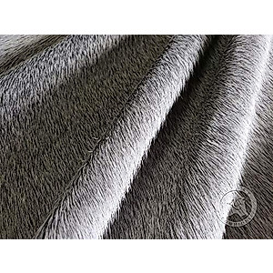 Genuine Grey Cowhide Rug XL 6 x 7-8 ft. 180 x 240 cm