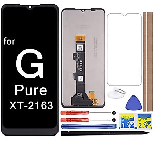 iFixmate LCD Screen Replacement Touch Digitizer Display Assembly for Motorola Moto G Pure XT2163 XT2163DL XT2163-4 6.5 inch , Black