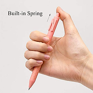 Cute Refillable Ballpoint Pens Black Ink for Journaling Writing Quick Dry Gel Ink Pens 0.5mm Assorted Patterns for Girls Women (Koi 5 PCS)