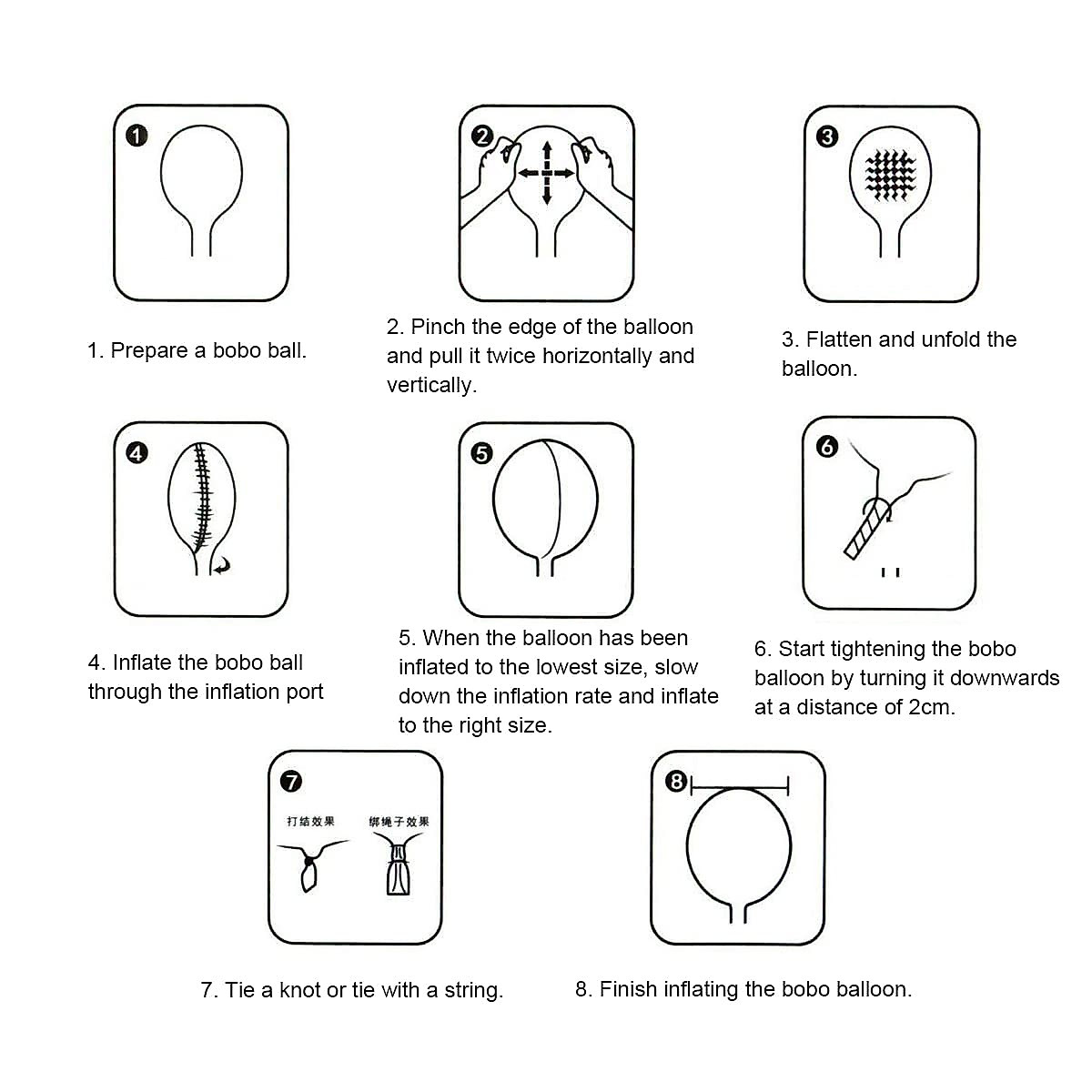 Small Clear Balloons 5 Inch Round Mini Bobo Balloons Latex-Free Clear Bubble Balloons for Outdoor Party Birthday Decorations (50pcs)