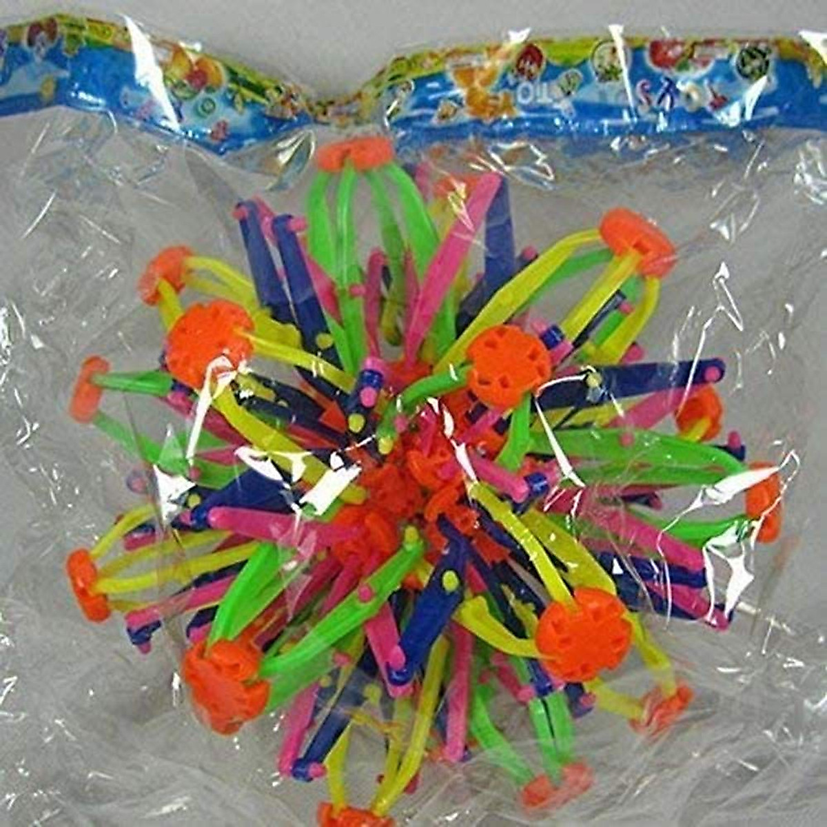 Colorful Inflatable Ball Expandable Magic Ball Large Expansion Ball Suitable for Children This Toy Ball relieves Stress and Anxiety Boys and Girls Birthday Toys