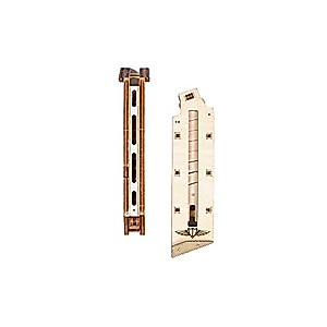 Wood Trick Defenders Gun 3D Wooden Puzzles for Adults and Kids to Build - Shoots up to 13 ft - 2 Clips - 9x5 in - Wooden Model Kits for Adults and Kids - 14+
