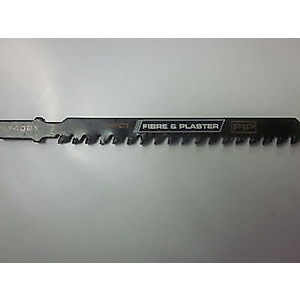 HM/CT 5pc T-SHANK SPECIAL FIBRE & PLASTER 6-tpi 4" CARBIDE JIGSAW BLADES T141HM