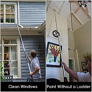 DOCAZOO DocaPole 30 ft Reach, 6 to 24 ft Telescoping Extension Pole ...