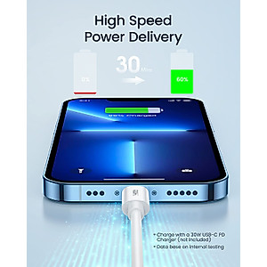 AOHI 65W USB C Charger Set, Magcube 65W PD Fast Charger with USB C to Lightning Cable for iPhone 13(3ft MFi-Certified), iPhone 13/13 Pro/12/Pro/Mini