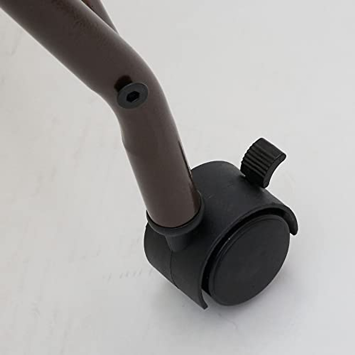 Household Essentials 7172 Rolling Laundry Hamper with Heavy-Duty Canvas Bag | Antique Bronze Frame