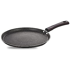 Shourya Trading Non Stick Dosa Pan or Roti Tawa,Big Dosa Pan Size-285 mm,Thickness 2.6mm,Non Stick Dosa Tawa,Round Griddle,Cookware pan- Color -Black