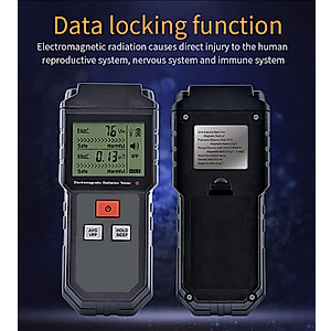 Geiger Counter,EMF Meters Reader Ghost Hunting,Digital Handheld EMF Detector Electromagnetic Field Radiation Detector