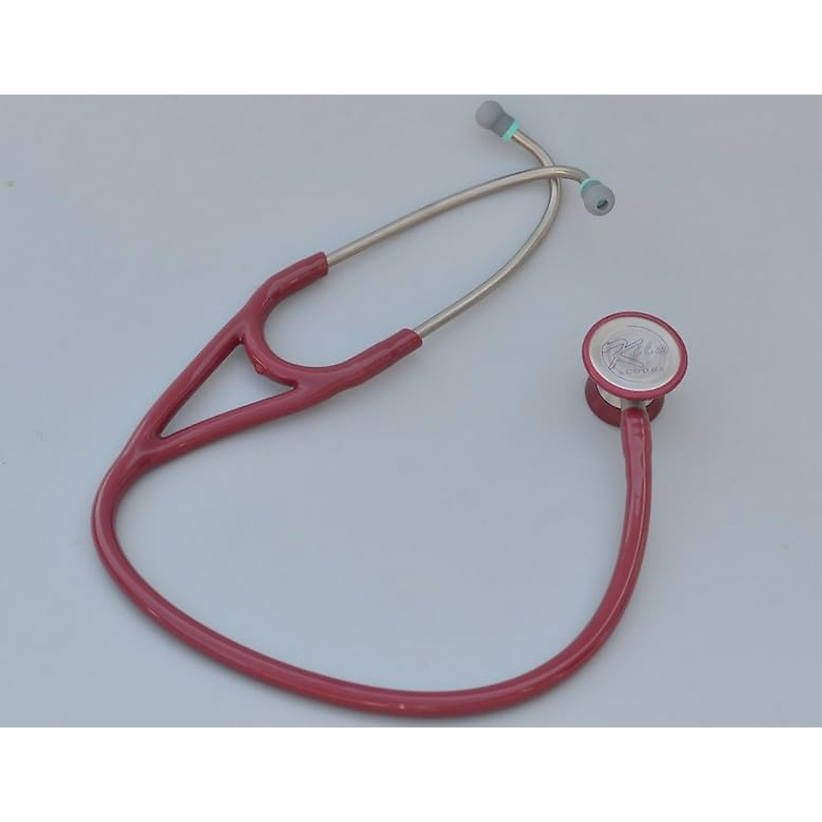 Kila Scopes Bell Stethoscope - Professional Dual Head Bell Cardiology & Diagnostic Stethoscope for Doctors and Nurses - with Accessories K770 Burgundy