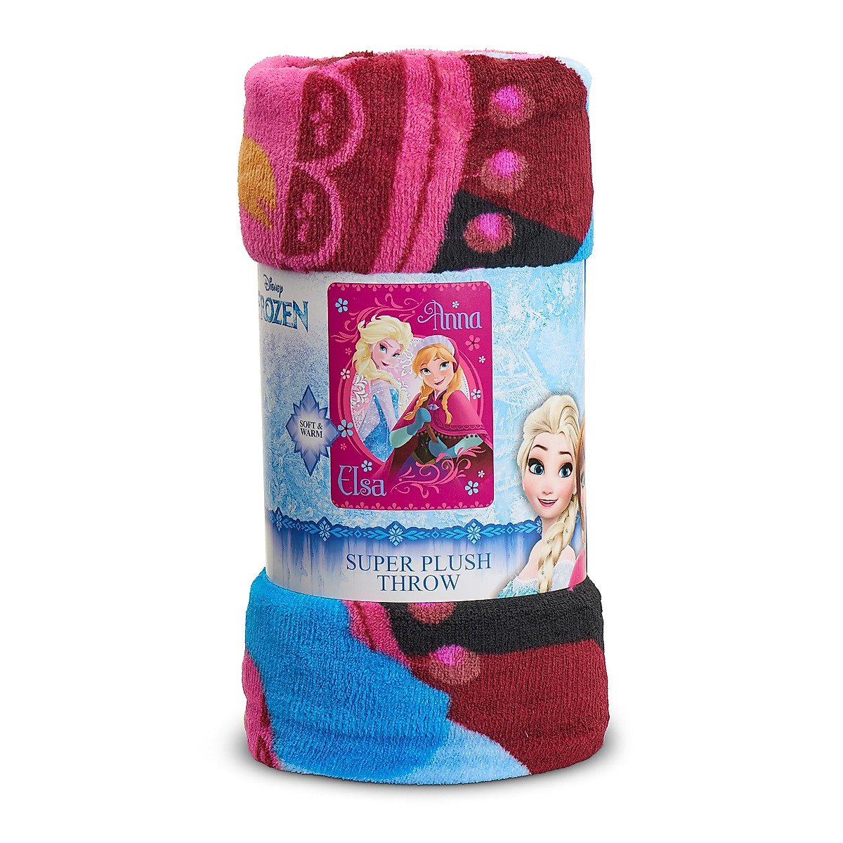 Northwest Frozen Micro Raschel Throw Blanket, 46" x 60", Loving Sisters