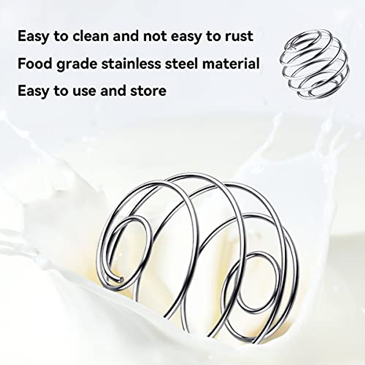 8 Pcs 304 Stainless Steel Shaker Balls 2 Sizes Milkshake Protein Balls Replacement Shaker Bottle Balls for Drinking Bottle Cup