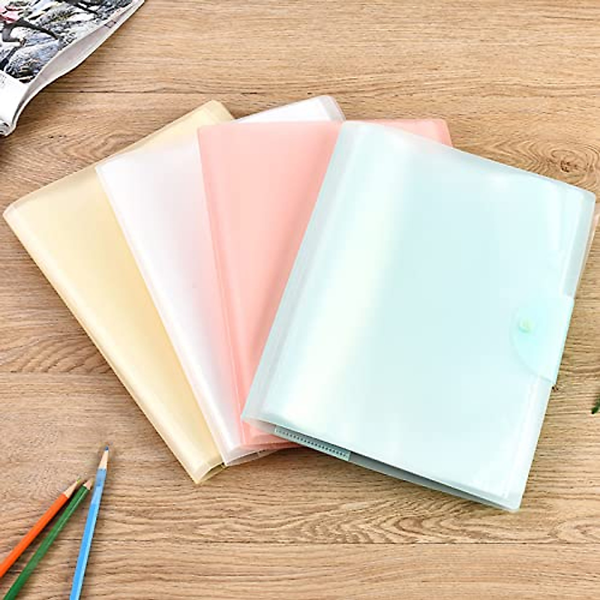 Diamond Painting Book Storage Folder, A4 Art Portfolio Painting Storage Presentation Book Protectors for Painting Drawing Test Paper (30 Pags, PK)