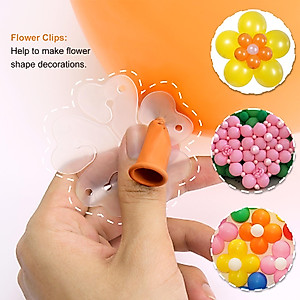 RUBFAC Balloon Arch Strip Kit, 26pcs Balloon Decoration Set with Balloon Strip Balloon Tape Balloon Clips for Party Wedding Birthday Baby Shower Decoration DIY