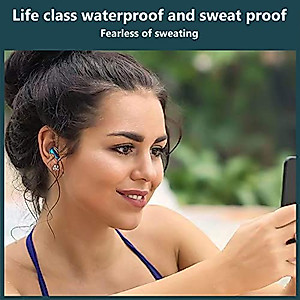 Bluetooth Earbuds, Wireless Earphones Bluetooth 5.3 in-Ear Headphones Touch Control, Fast Charge, LCD Power Display, Built-in Mic Ear Buds for Home Office Sports, Can Be As Power Bank