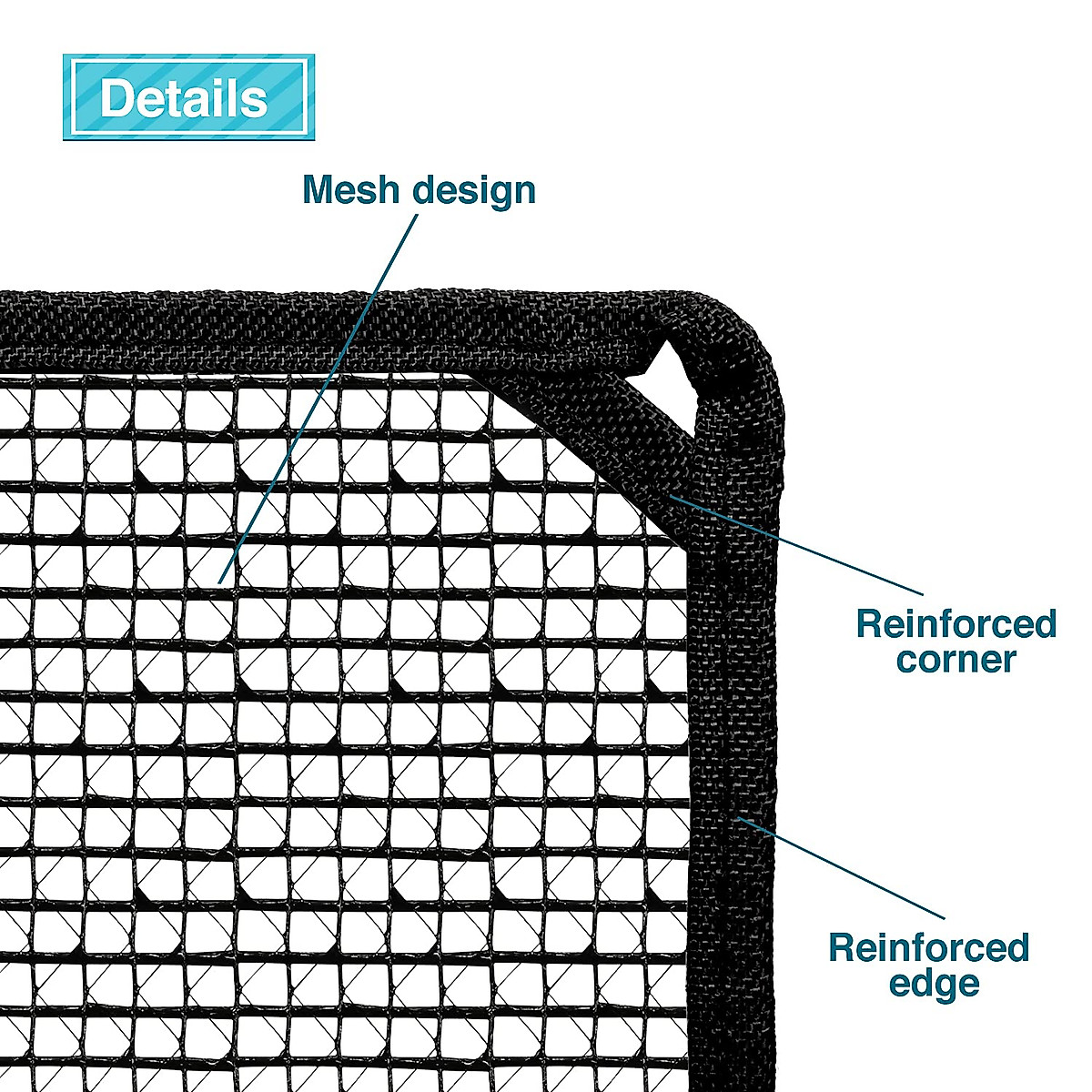 COARBOR 32"x32" Outdoor AC Unit Cover Mesh Outside Air Conditioner Compressor Condenser Defender Cover Dog Playpen Cover with 4 Bungee Cords