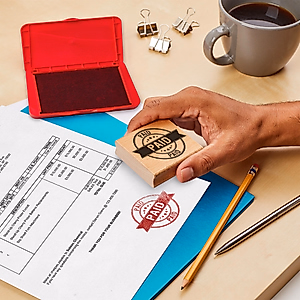 Carter's Felt Red Stamp Pad, 2.75 x 4.25 Inch Ink Pad (21071)