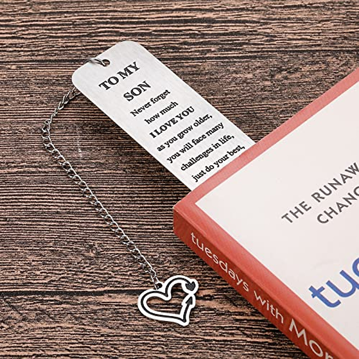 Gifts for Son from Dad Mom Inspirational Gifts Bookmark for Him Son Gifts 21st 18th Birthday Gifts for Him Christmas Book Mark for Son in Law Boys Teens Back to School Graduation Gifts Men Women