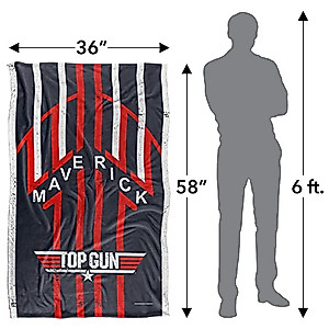 Top Gun Maverick Silky Touch Super Soft Throw Blanket 36" x 58"