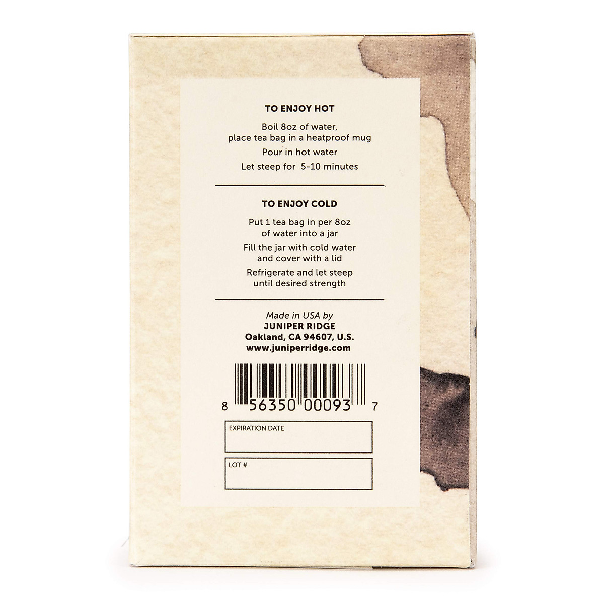 Juniper Ridge White Sage & Wild Mint Botanical Tea - Earthy, Herbal, & Bright Mint Notes - Vegan, Caffeine Free & Gluten Free - 20 Unbleached Teabags