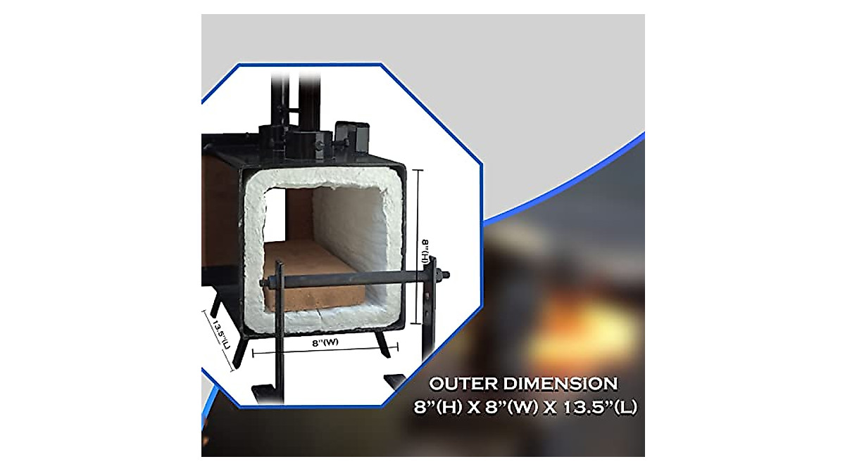 Simond Store Blacksmithing Forge Double Burner 2600°F - Portable Gas ...
