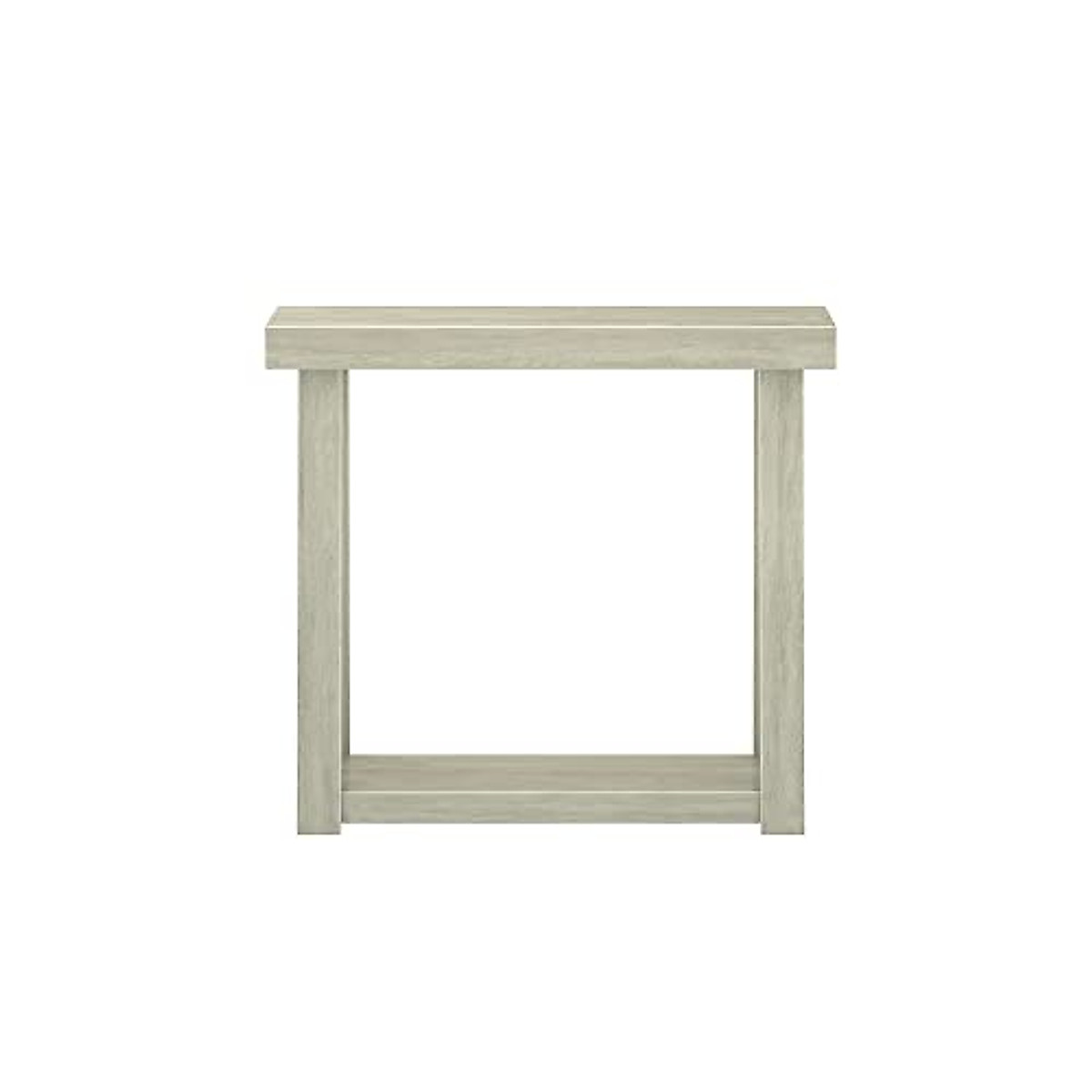 Plank+Beam Solid Wood Console Table with Storage, 36 Inch, Sofa Table with Shelf, Narrow Entryway Table for Hallway, Behind The Couch, Living Room, Foyer, Easy Assembly, Seashell