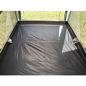 Hasika Screen Camping Tent with Floor 4 Season 8x8ft Large Mesh Room Shelter Canopy for Outdoors Gazebo Outside Poles Excluded