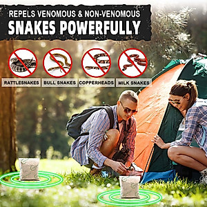 Snake Repellent for Yard Powerful, Keep Snake Away Repellent for Outdoors,Snake Deterrent for Yard,Snake Repellent for Outdoors Pet Safe,Effectively Snake Repellant Outdoor and Home-8P