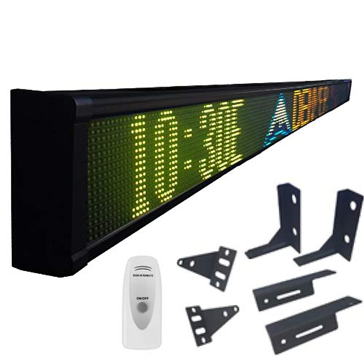 Tickercom Skybox Sports LED Ticker Display Live Scores for Man Cave 63 Inch Titan