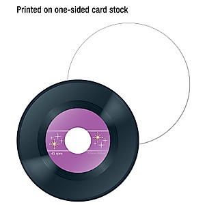 Carson Dellosa Colorful 45 Piece Vinyl Records Bulletin Board Cutouts, Colorful Vinyl Records Bulletin Board Decorations, Paper Records Music Classroom Décor