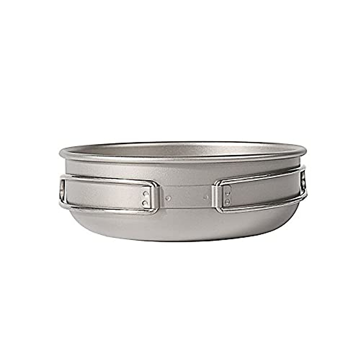 JAHH Camping Titanium Bowls 300ml-400ml with Titanium Folding Handles Folding Bowls Cookware Tableware Cutlery (Size : 300ml)