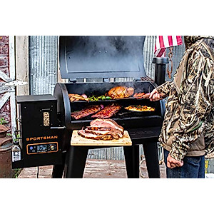 PIT BOSS 10537 PB0820SP Wood Pellet Grill, 820 Square Inches, Black